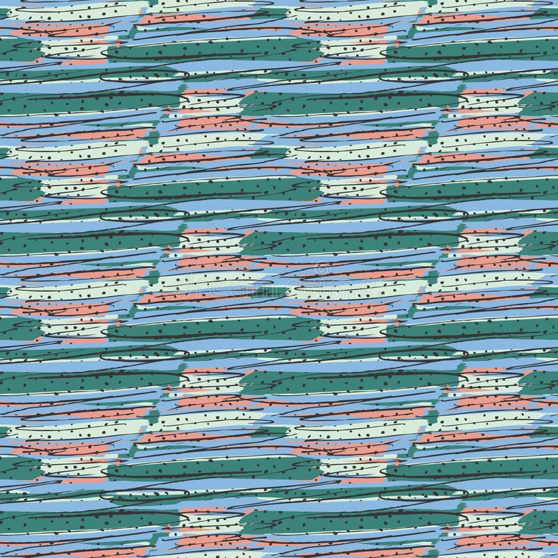 Inked Triangles Scribbled and Dotted Stock Vector - Illustration of ...