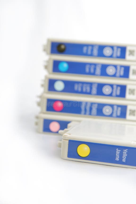 Inkjet cartridge stock photo. Image of cmyk, light, inkjet - 7825334