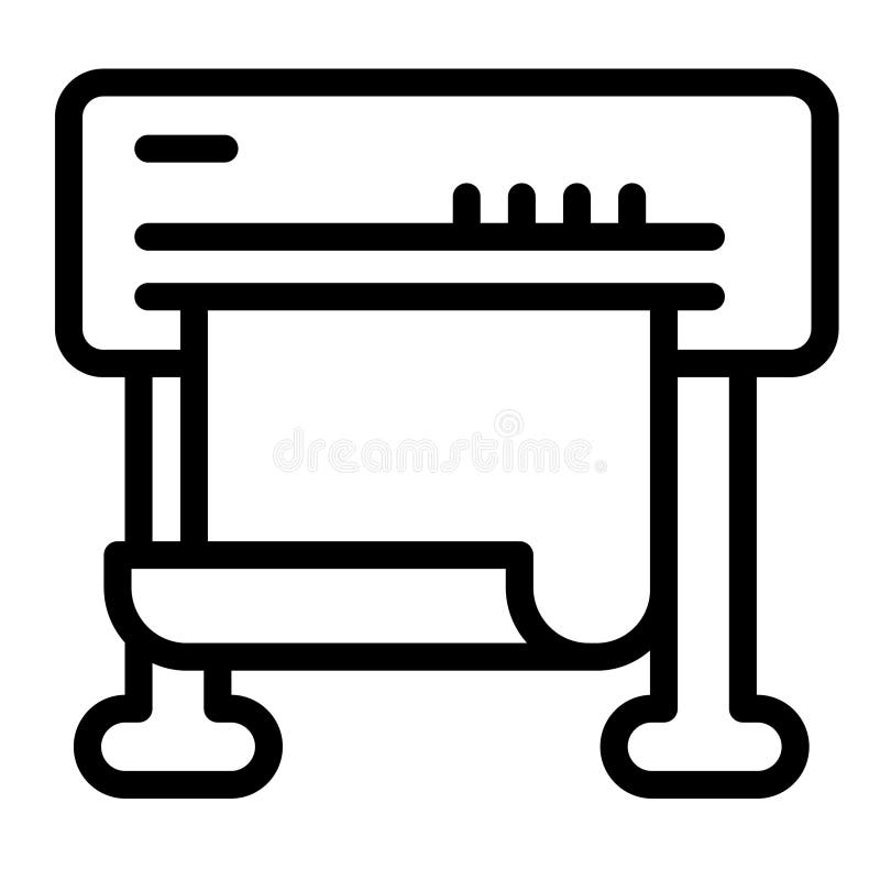 Inkjet Plotter Printer Stock Illustrations – 1,107 Inkjet Plotter ...