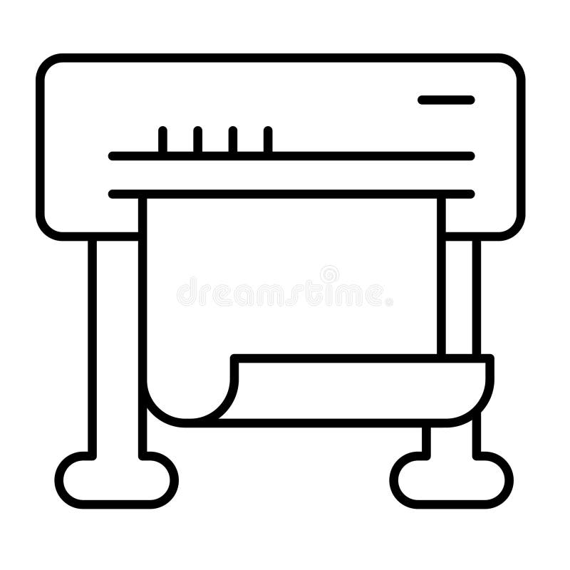 Inkjet Plotter Printer Stock Illustrations – 1,118 Inkjet Plotter ...