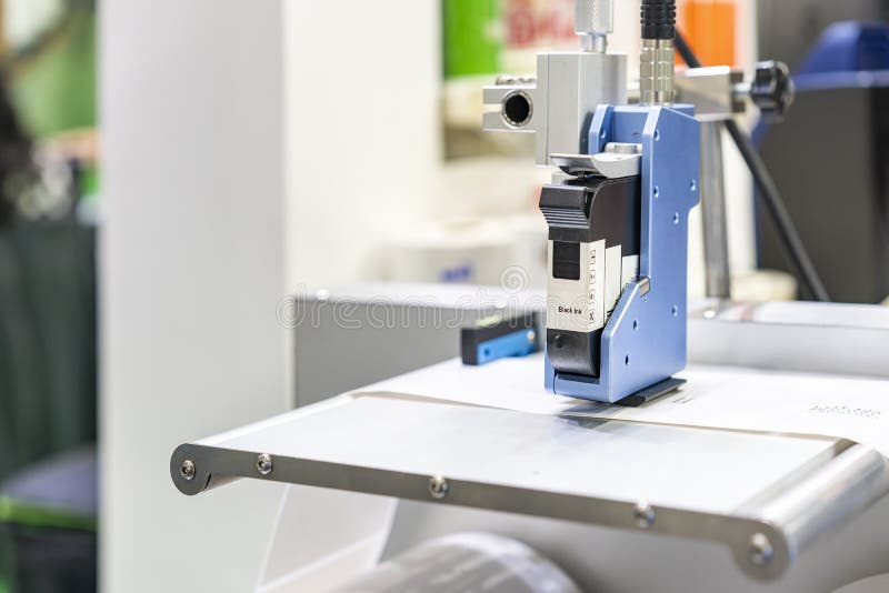 Inkjet Print Head Component of Continuous Label or Graphics Printer ...