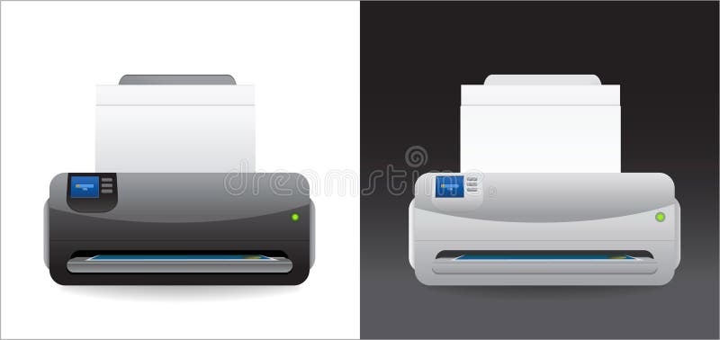 Simple Inkjet Printer Stock Illustrations – 864 Simple Inkjet Printer ...