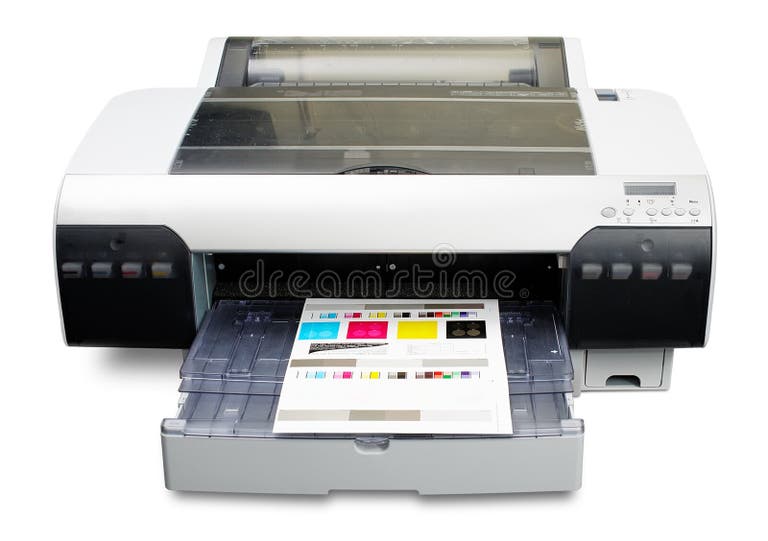 Inkjet printer stock photo. Image of industrial, isolated - 13575770