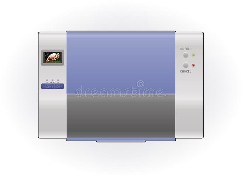Printer Top View Stock Illustrations – 391 Printer Top View Stock ...