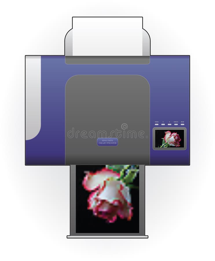 Printer Top View Stock Illustrations – 391 Printer Top View Stock ...