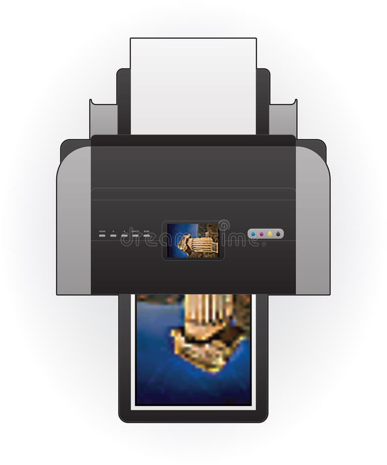 Printer Top View Stock Illustrations – 500 Printer Top View Stock ...