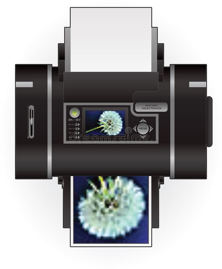 Printer Top View Stock Illustrations – 528 Printer Top View Stock ...