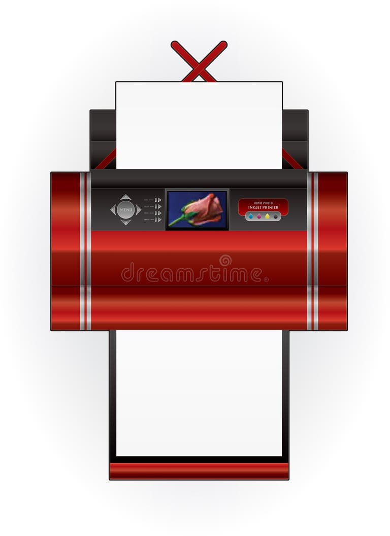 Printer Top View Stock Illustrations – 528 Printer Top View Stock ...