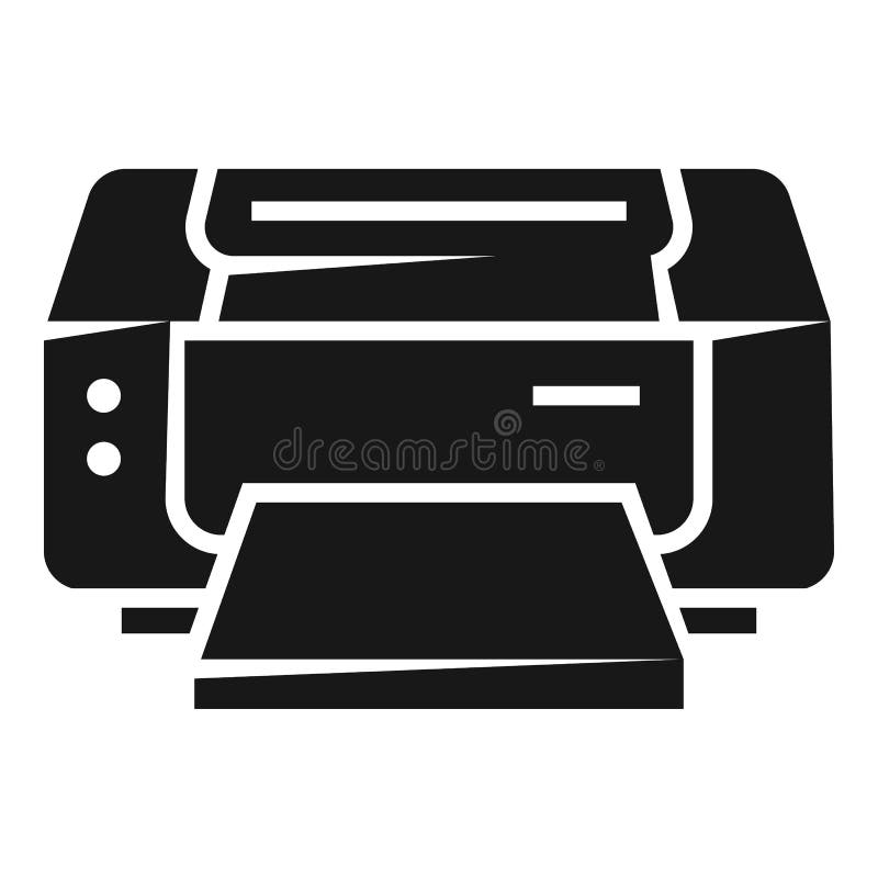 Inkjet Printer Icon, Simple Style Stock Vector - Illustration of icon ...