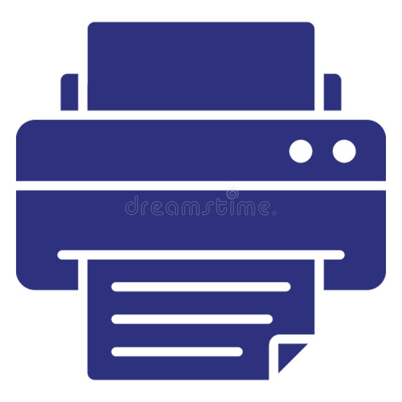 Inkjet Printer Isolated Vector Icon Fully Editable Stock Vector ...