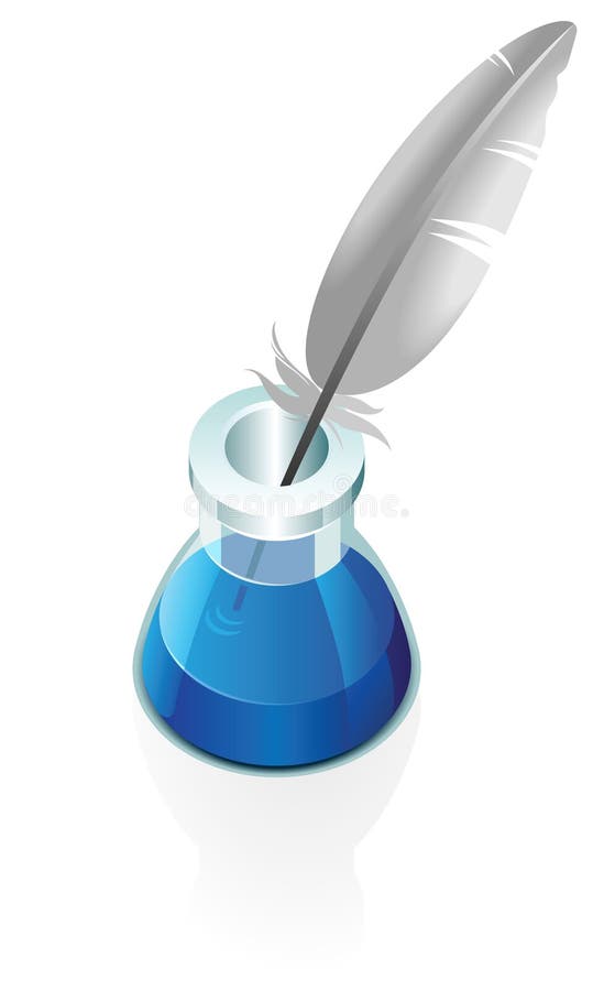 Inkpot Quill Stock Illustrations – 572 Inkpot Quill Stock Illustrations ...