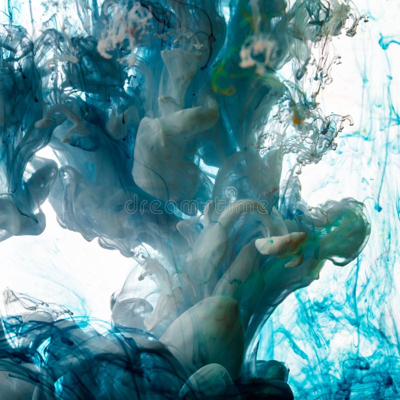 Inks in water stock image. Image of chemistry, cloud - 39665937