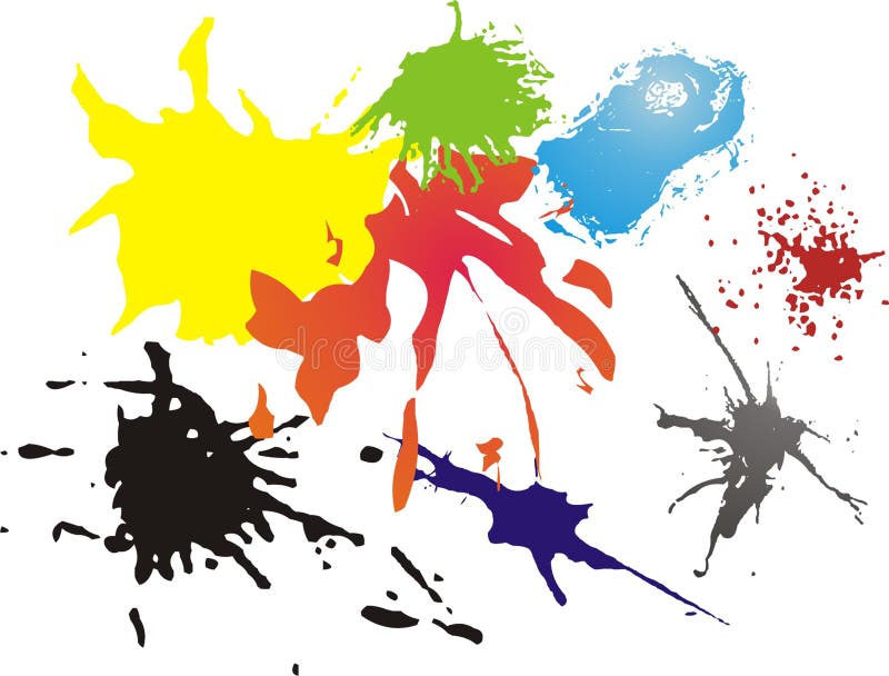 Inksplash2 vector illustratie. Illustration of overzicht - 4847798