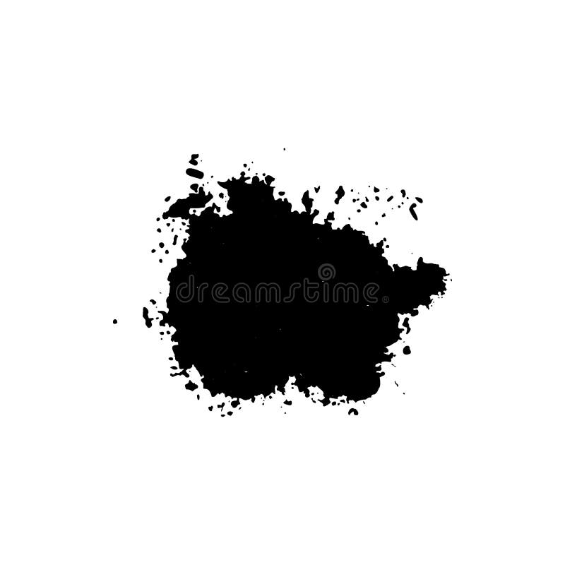 Inktvlek of daling vector illustratie. Illustration of schoon - 101937030