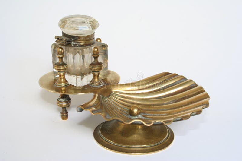 Inkwell and feather stock photo. Image of century, inkwell - 368170