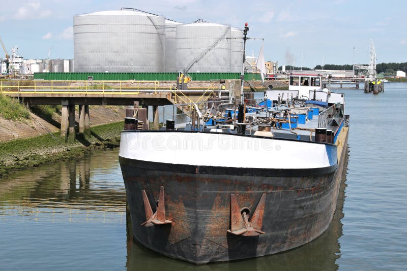 Inland tanker vessel stock image. Image of rhine, fright - 97050463