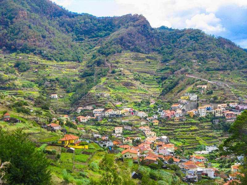 Inland view of Madeira stock image. Image of madeira - 109855613