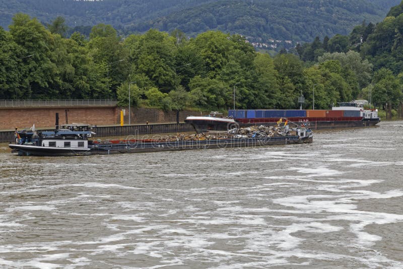 River shipping stock photo. Image of river, transportation - 173491320