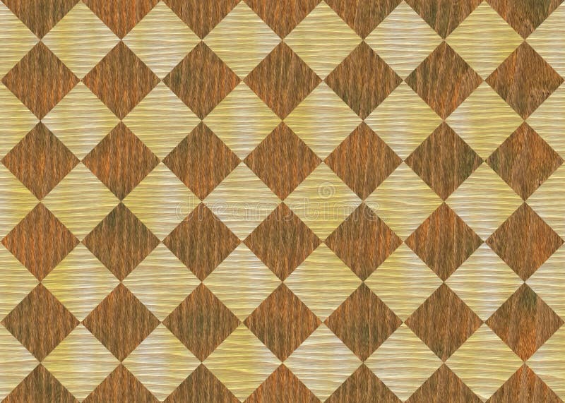 Inlay Wood Diamond Shape Pattern Texture Stock Illustration ...