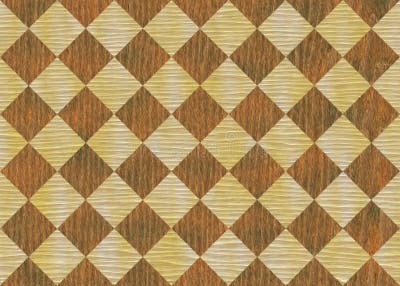 Inlay Wood Diamond Shape Pattern Texture Stock Illustration ...
