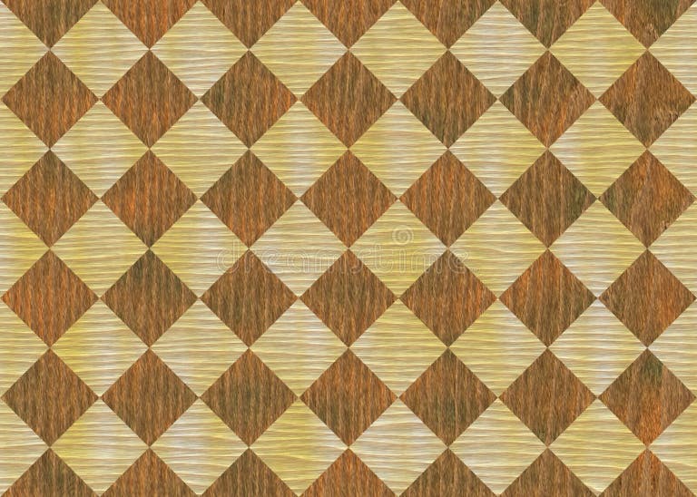 Inlay Wood Diamond Shape Pattern Texture Stock Illustration ...