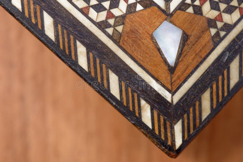 Inlays stock image. Image of mosaic, nacre, wooden, chest - 58909529