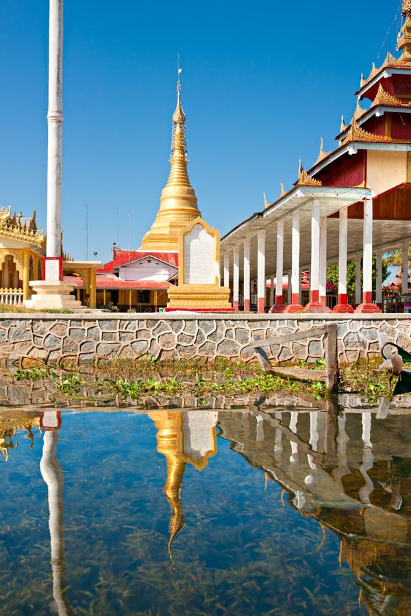 Inle Lake, Myanmar. stock image. Image of asian, exterior - 12624727