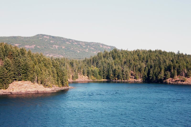 Inlet stock photo. Image of water, trees, cove, mountains - 7877046