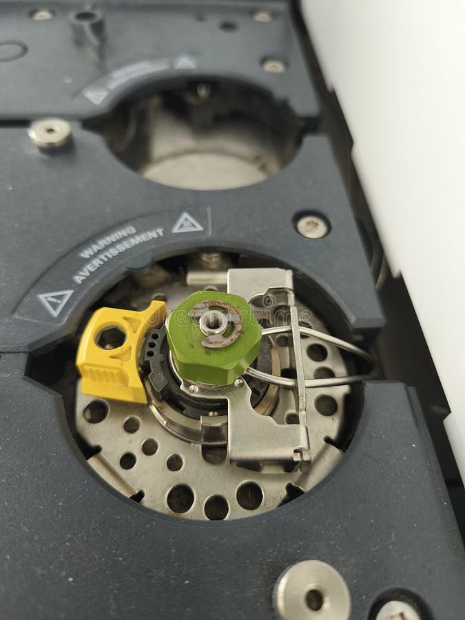 Inlet Valve Injection Sample Gas Chromatography Stock Photo - Image of ...