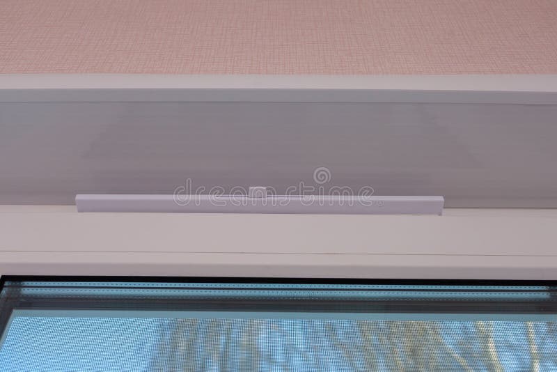 Inlet Vent Adjustable Valve Over the Airtight Window. Closeup Stock ...