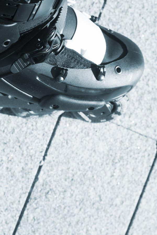 Inline Freestyle Roller Skates Stock Photo - Image of roll, footwear ...