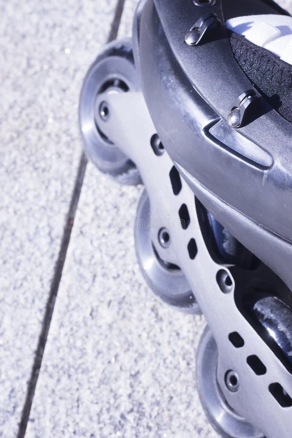 Inline Freestyle Roller Skates Stock Image - Image of rollerblades ...