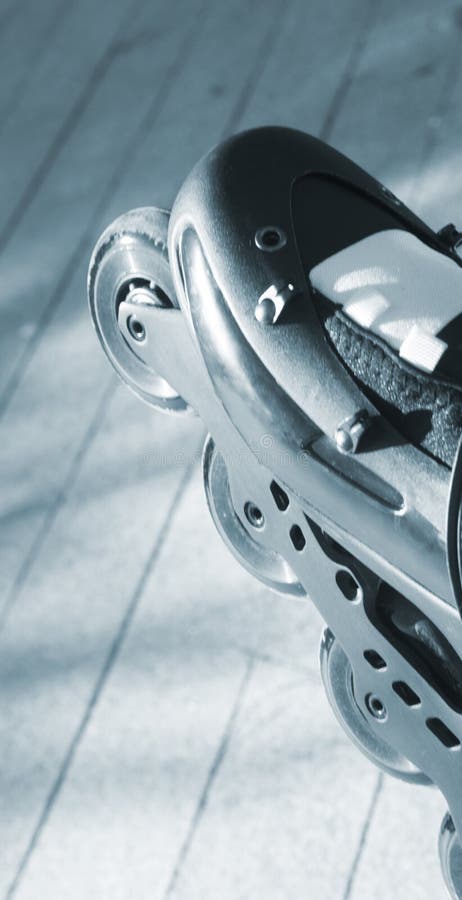 Inline Freestyle Roller Skates Stock Image - Image of road, freestyle ...