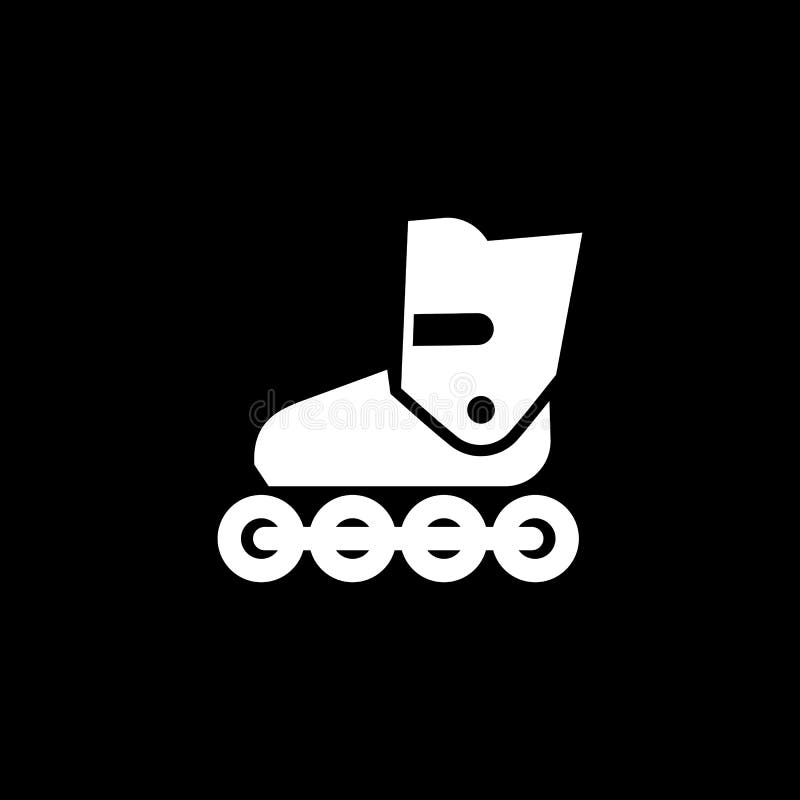 Inline Skates Simple Flat Style Icon Illustration Stock Vector ...