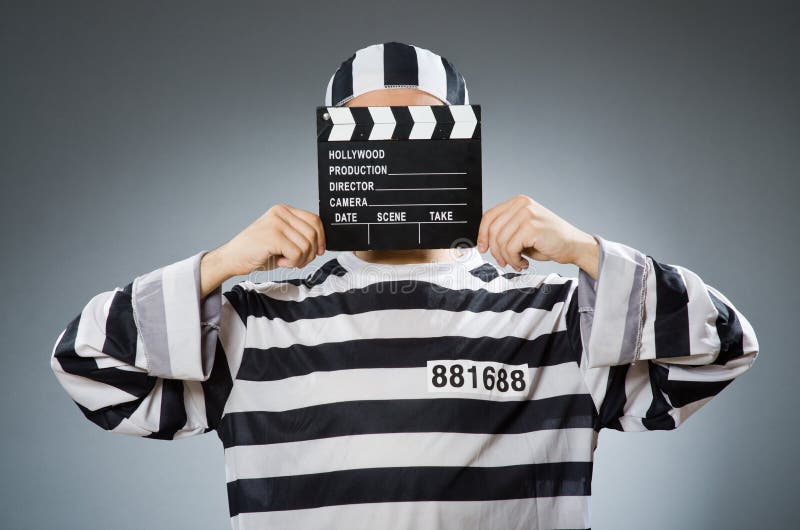 Inmate with the movie stock image. Image of camera, inmate - 41913611