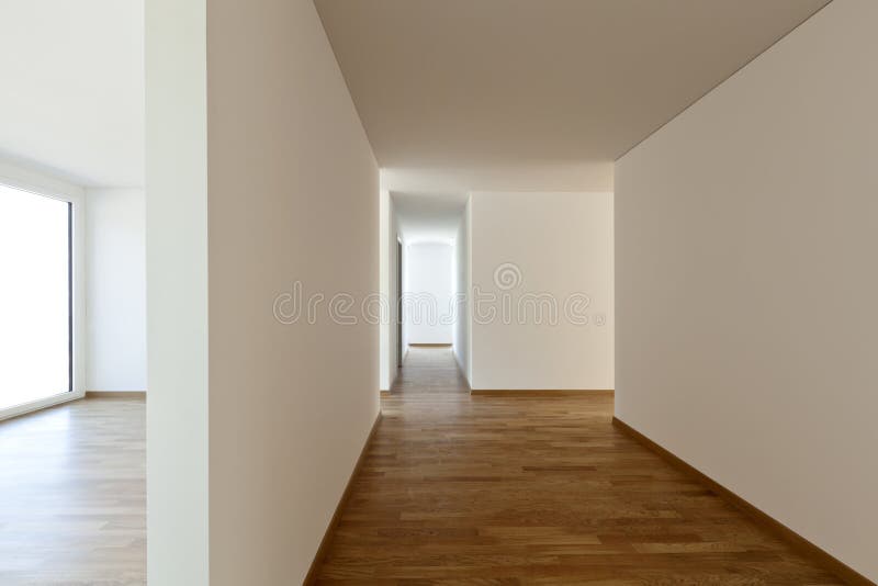 Innen-, leerer Raum stockbild. Bild von hell, architektur - 24324957