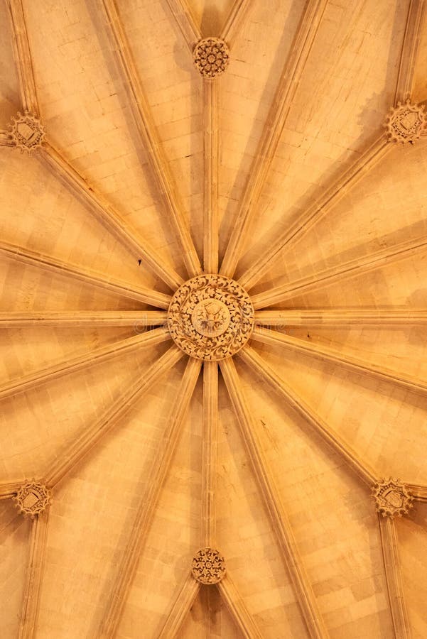 Inner Architecture of the Gothic Monastery of Batalha in the Center of ...