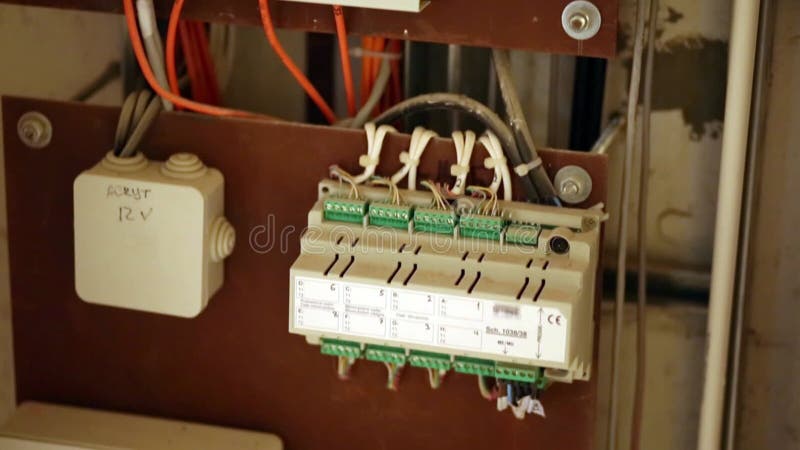 Inner Assembly of Distribution Box with Several Stock Footage - Video ...