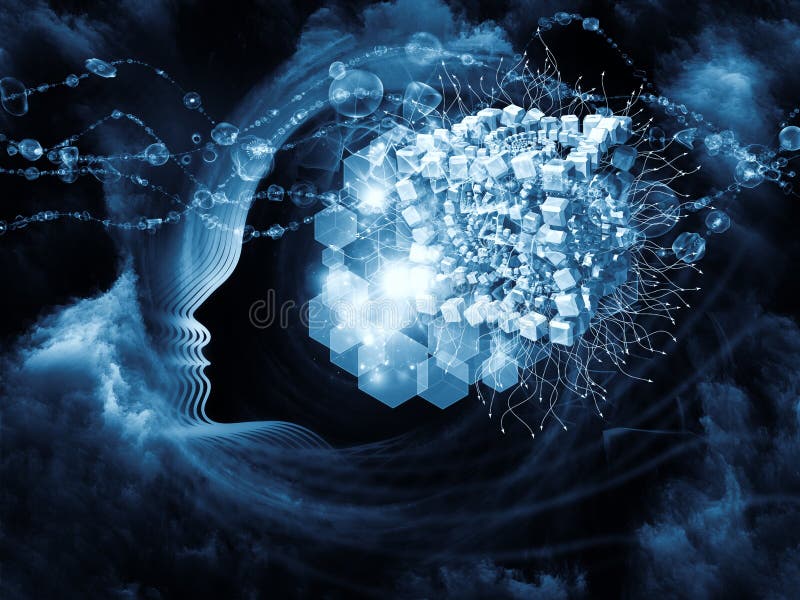 Inner Blue stock illustration. Illustration of eternity - 39075502