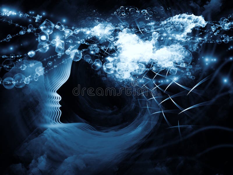 Inner Blue stock image. Image of dali, design, daydream - 39311735