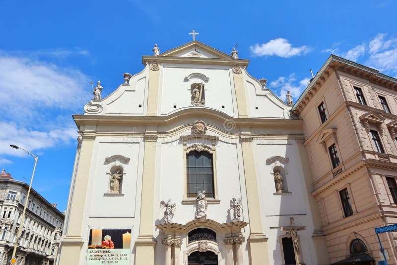Inner City Church Franciscans Budapest Hungary Stock Photos - Free ...