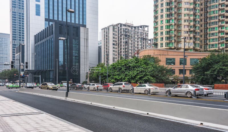 Inner City Highway in China Stock Photo - Image of freeway, financial ...