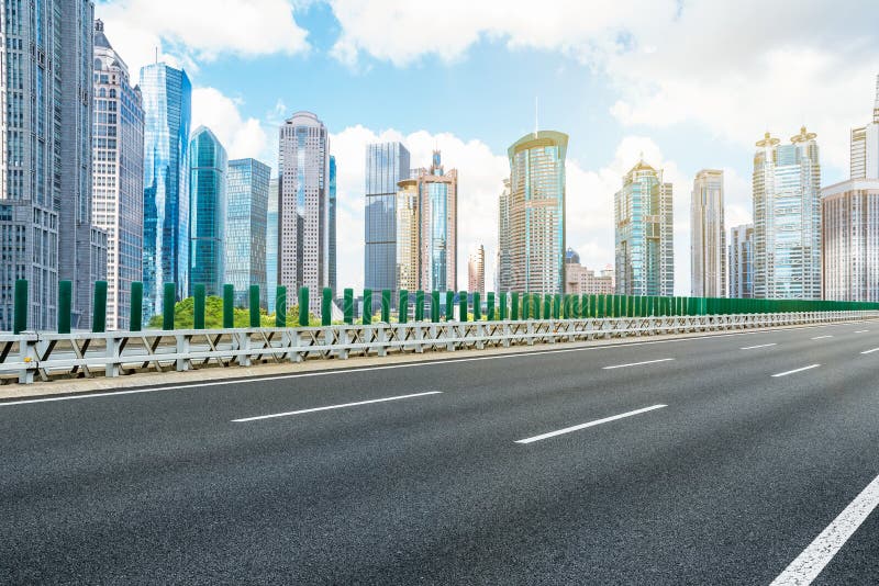 Inner City Highway in China Stock Image - Image of highway, business ...