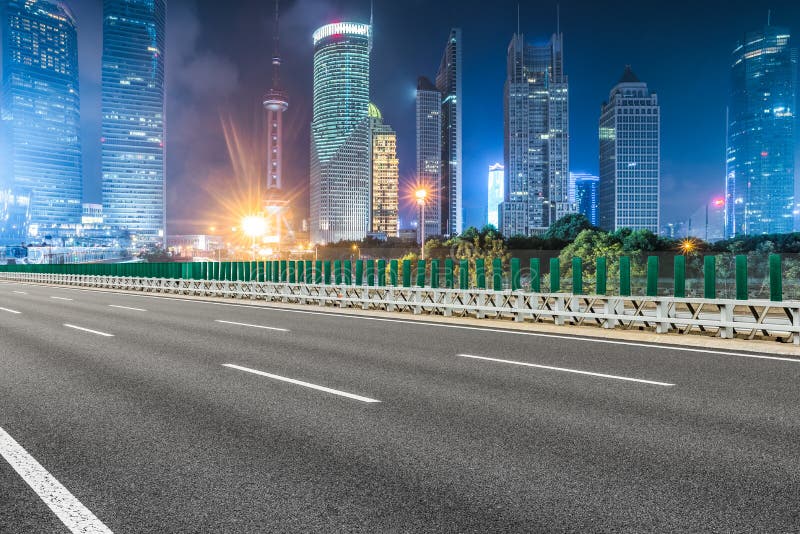 Inner City Highway in China Stock Photo - Image of asia, blue: 84053864