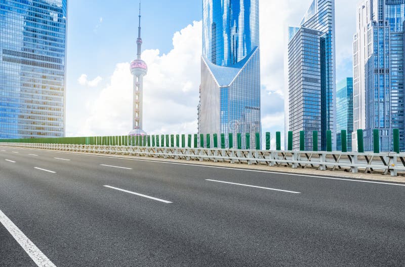 Inner City Highway in China Stock Image - Image of freeway, blue: 84055925