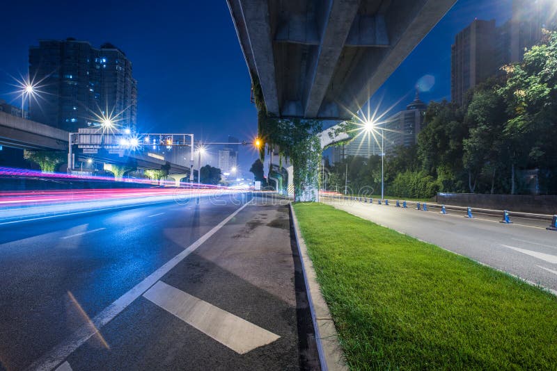 Inner City highway stock photo. Image of illuminated - 84089480