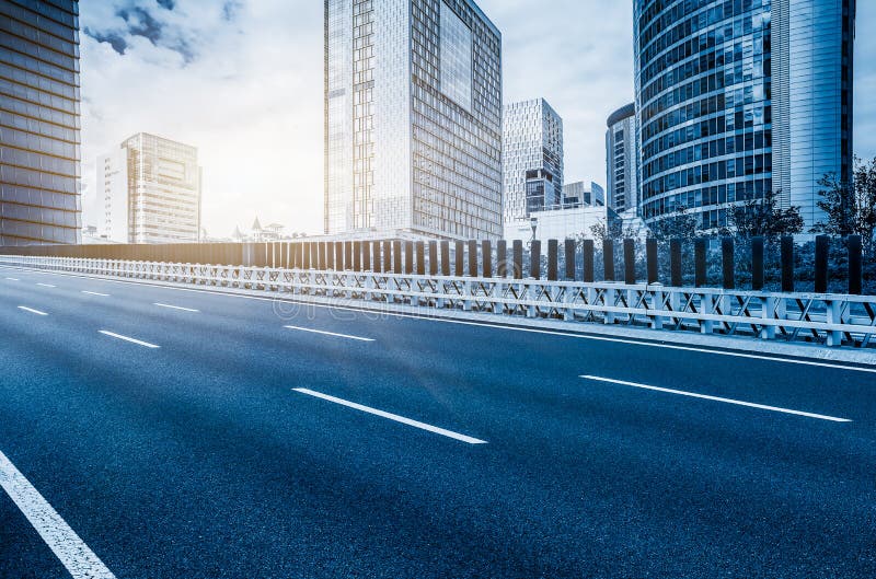 Inner City Highway in China Stock Image - Image of landscape, footpath ...