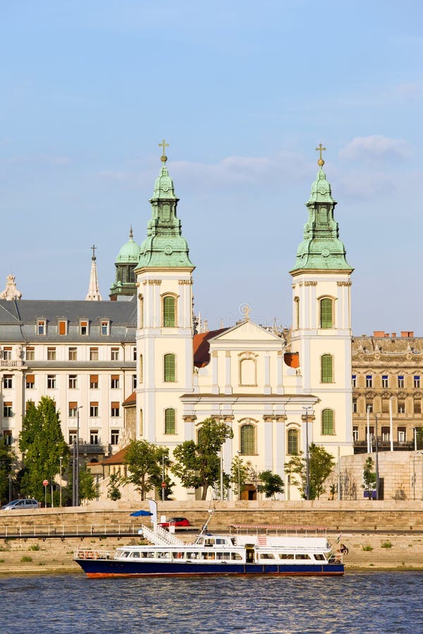 Inner City Parish Church in Budapest Stock Image - Image of passenger ...