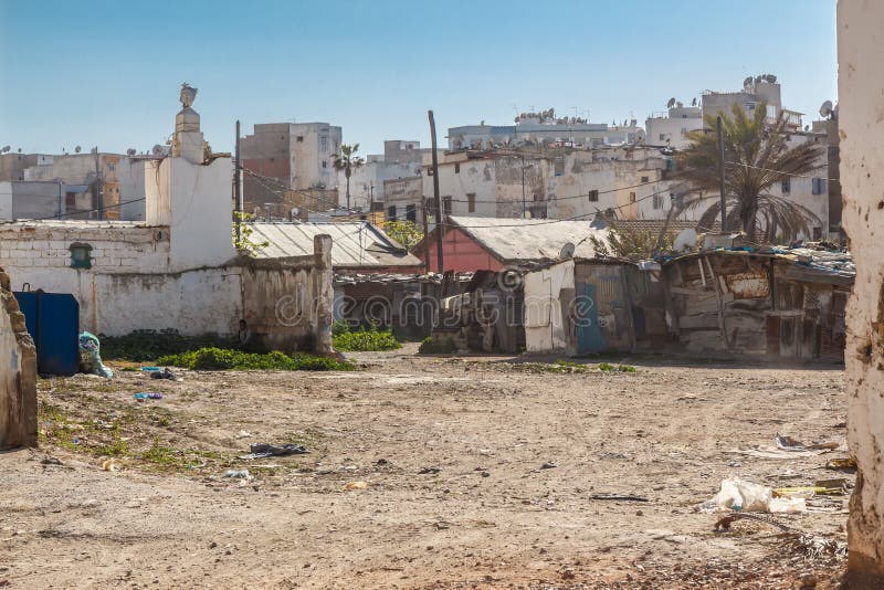Inner-city Slum in Casablanca Stock Image - Image of morocco, arab ...