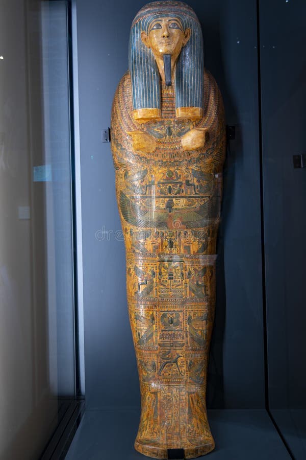 Inner Coffin of Amenhotep editorial image. Image of funeral - 306095955
